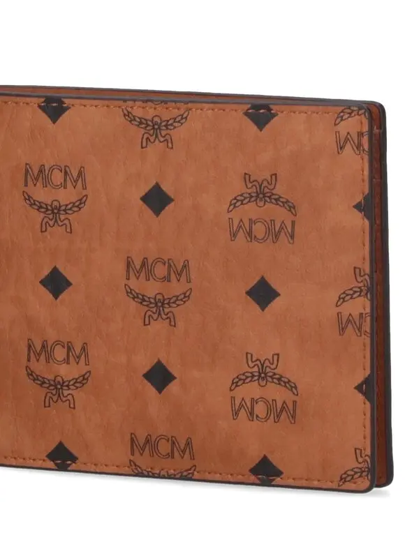 Mcm Visetos' Bi-fold Wallet