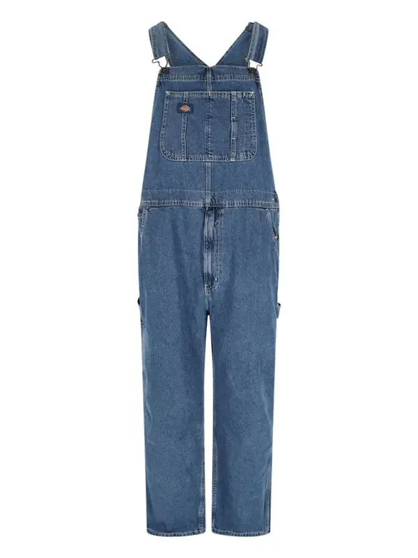Dickies Denim Dungarees - Blue