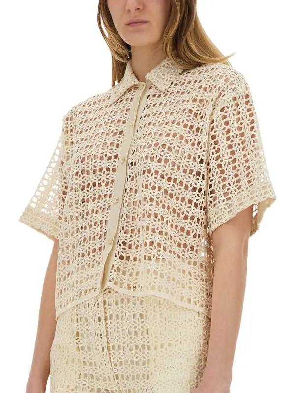 ALYSI Macramé Shirt