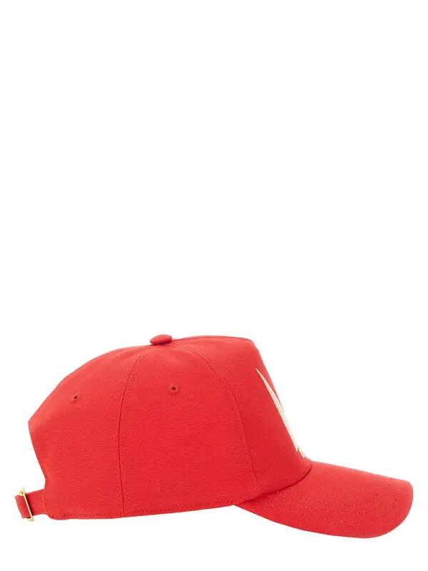 Valentino Garavani Chez Valentine Baseball Cap - Red