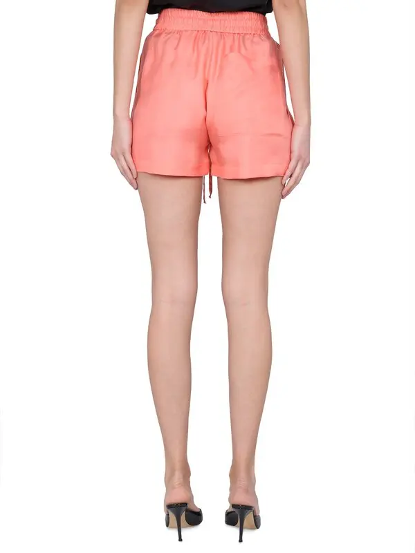 ALYSI Twill Shorts - Red