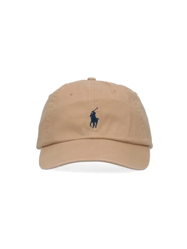 Ralph Lauren Logo Baseball Cap - Beige