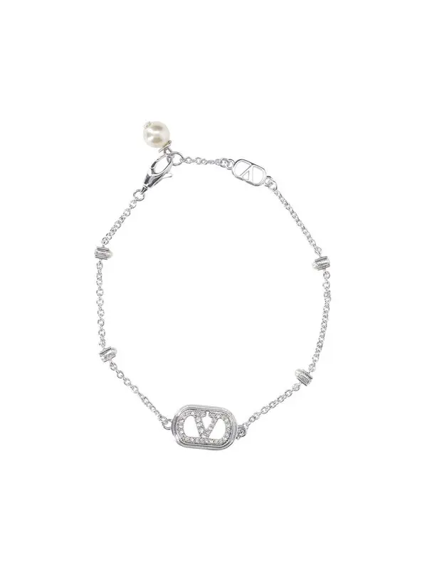Valentino Garavani Vlogo Signature Bracelet - Silver