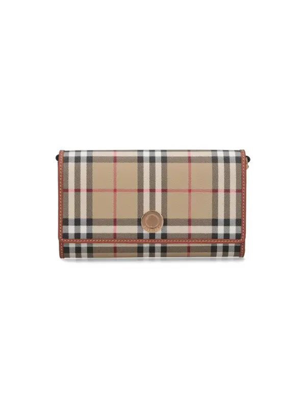 Burberry Hannah' Chain Wallet - Beige