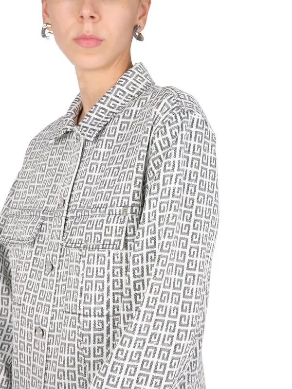 Givenchy 4g Jacquard Jacket - Grey