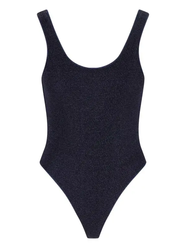Oseree Lumière Sporty Maillot One-piece Swimsuit - Blue