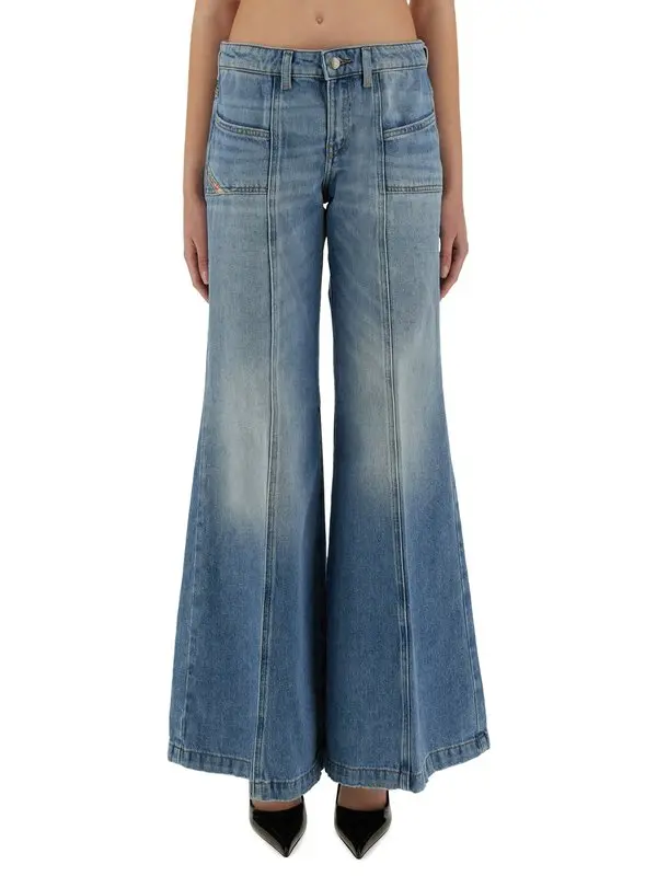 DIESEL® D-akii Oclba Flare Jeans - Denim