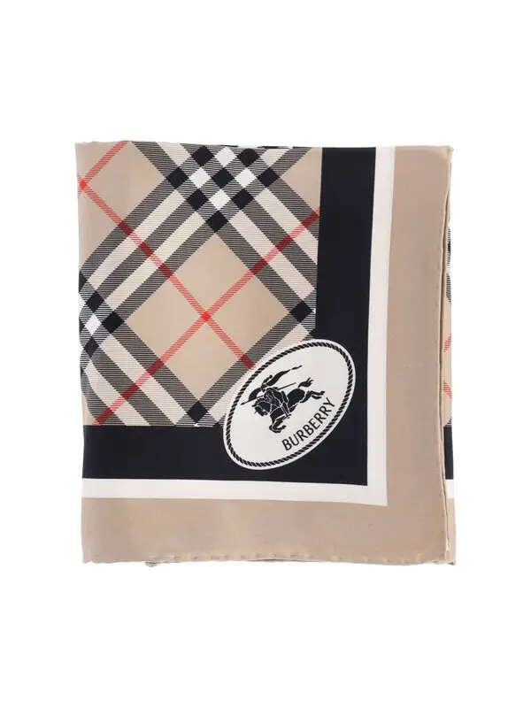 MAISON MARGIELA Silk Scarf - Beige