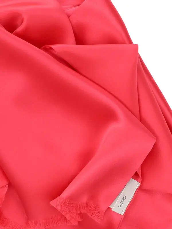 NILI LOTAN Silk Scarf - Red