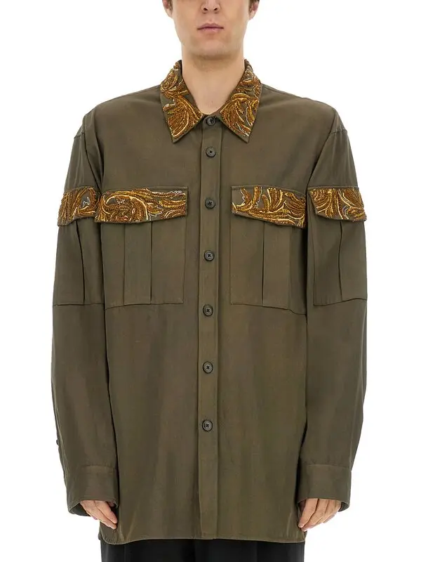 Dries Van Noten Shirt With Embroidery