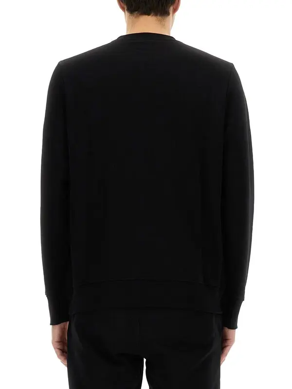 Paul Smith Sweatshirt With Zebra Embroidery - Black