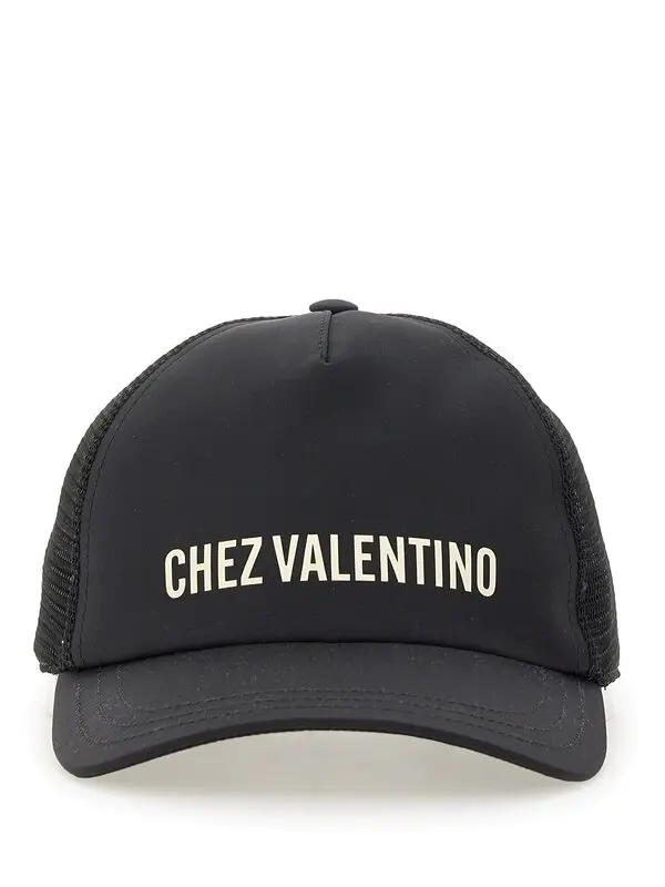 Valentino Garavani Chez Valentine Baseball Cap - Black