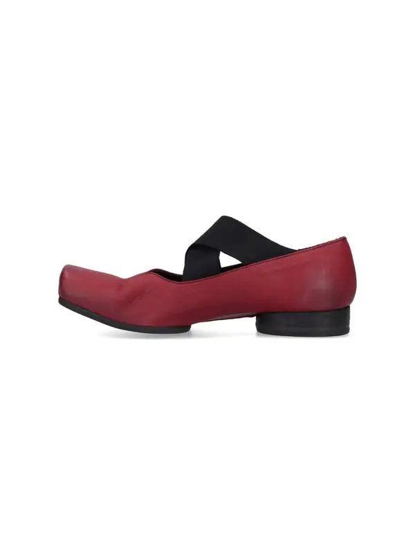 UMA WANG Heeled Ballet Flats - Red