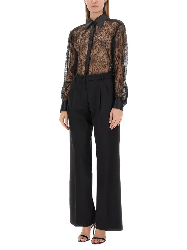 Dolce & Gabbana Chantilly Lace Shirt