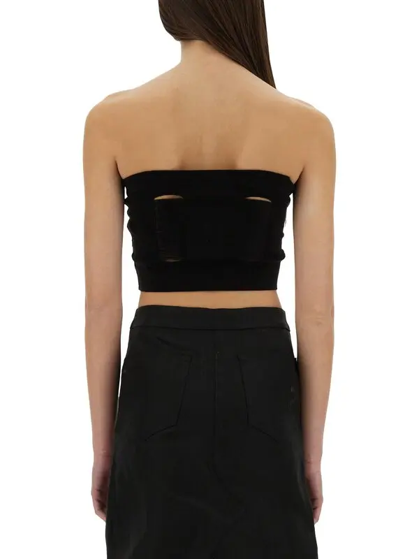 Rick Owens Tanja Bandeau Top - Black