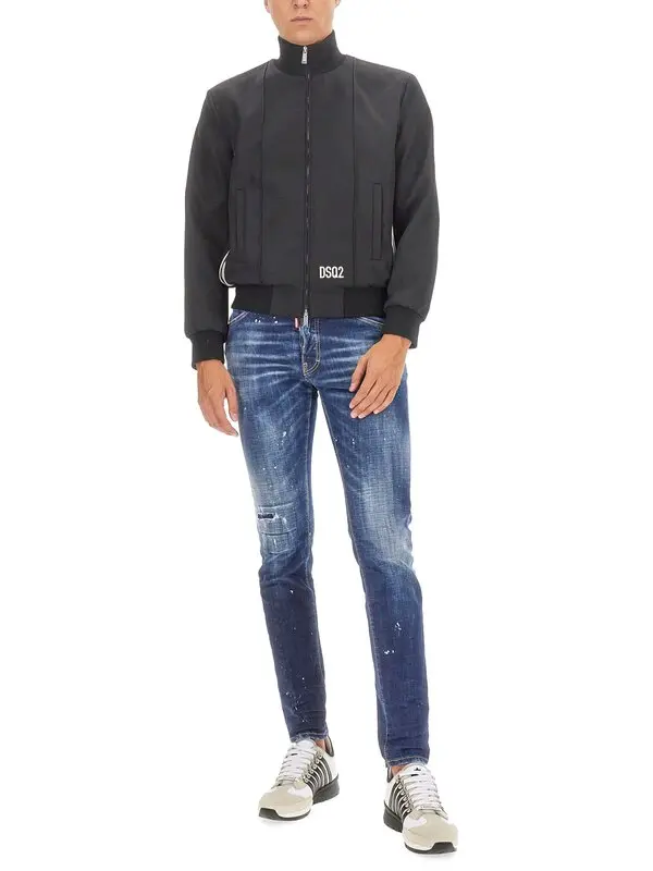 Dsquared2 Bomber Jacket - Black