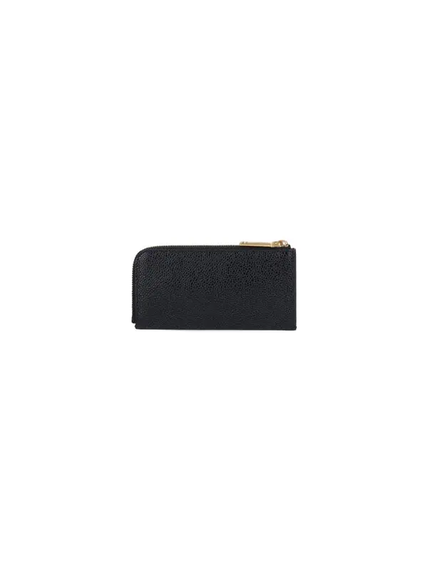 Thom Browne Zipped Logo Wallet