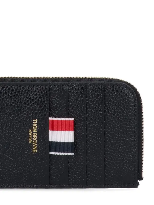 Thom Browne Zipped Logo Wallet