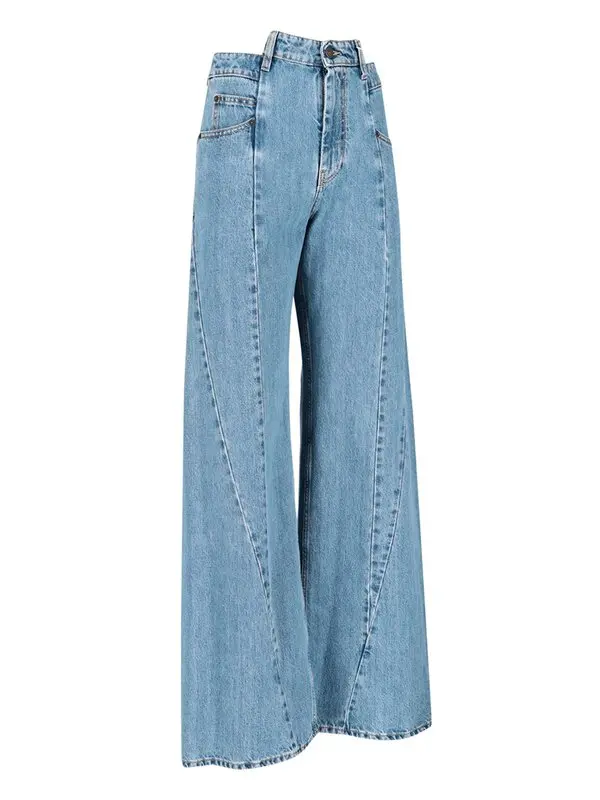 MAISON MARGIELA Décortiqué Wide Leg Jeans