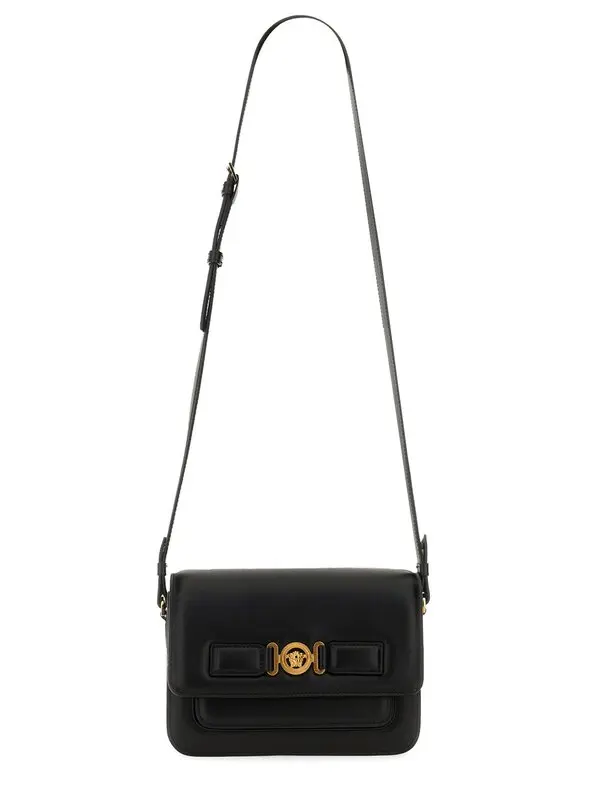 Versace Jellyfish Biggie Messenger Bag - Black