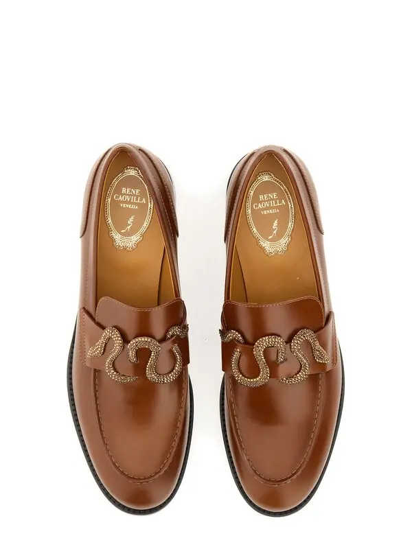 Rene Caovilla Morgana Loafer - Beige