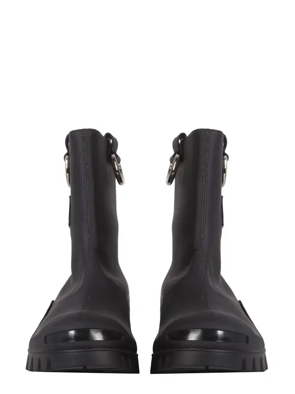 MSGM Ankle Rain Boots - Black