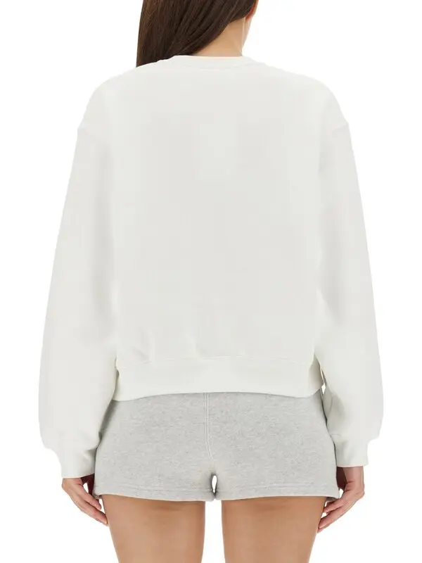 Alexander Wang Essential Oversized Sweatshirt - White