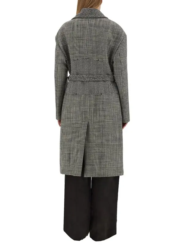 TOM FORD Wool Patchwork Overcoat