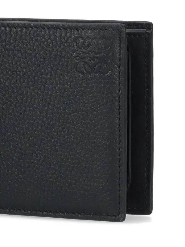 Miu Miu Bi-fold Logo Wallet - Black