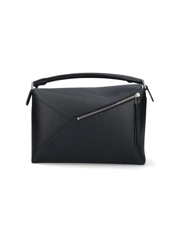 Loewe Puzzle Edge Large Crossbody Bag - Black