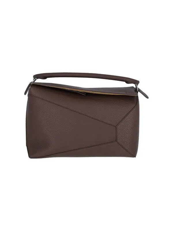Loewe Puzzle Edge Large Crossbody Bag - Brown
