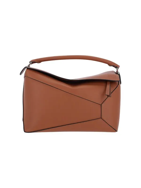 Loewe Puzzle Edge Large Crossbody Bag - Brown