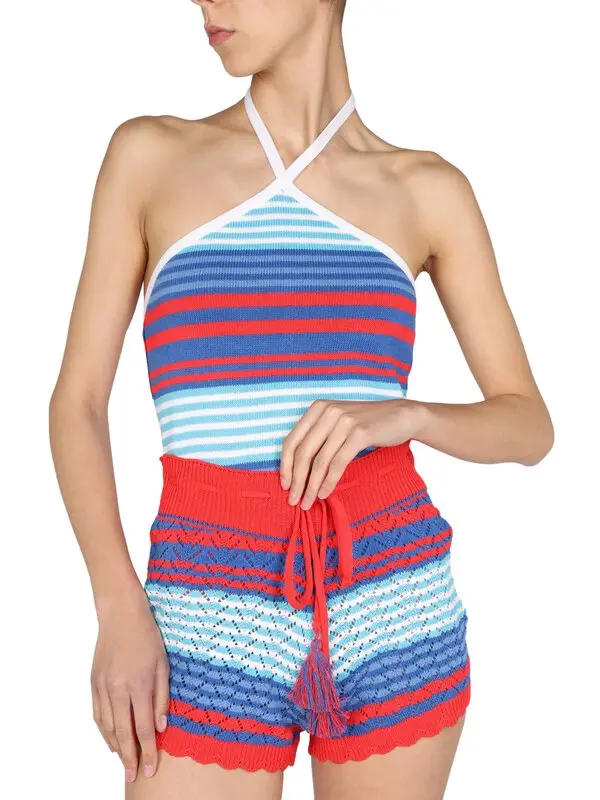 GALLO Striped Pattern Top