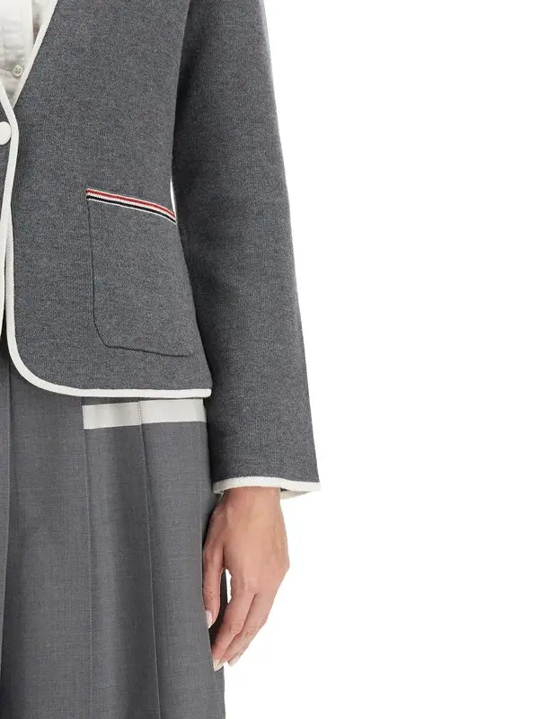 Thom Browne Single-breasted Jacket - Grey