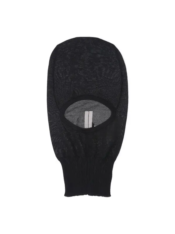 Rick Owens Skull Cashmere Balaclava - Black