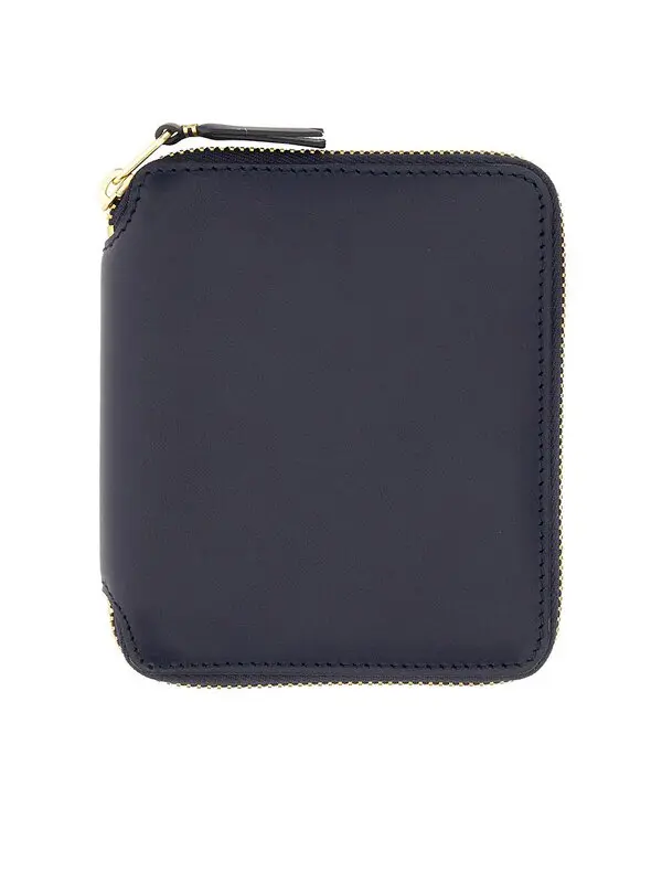 Comme Des Garçons Zipped Wallet - Blue