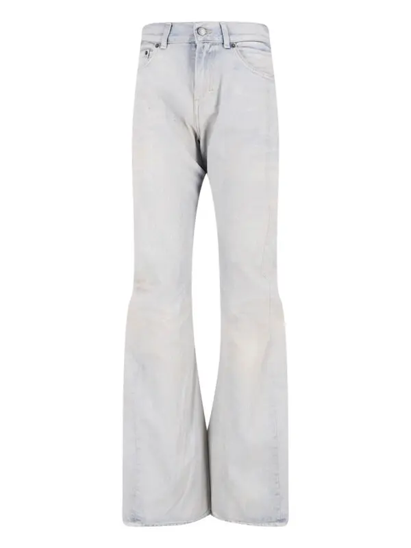 Chloé Flared Leg Jeans - Gray