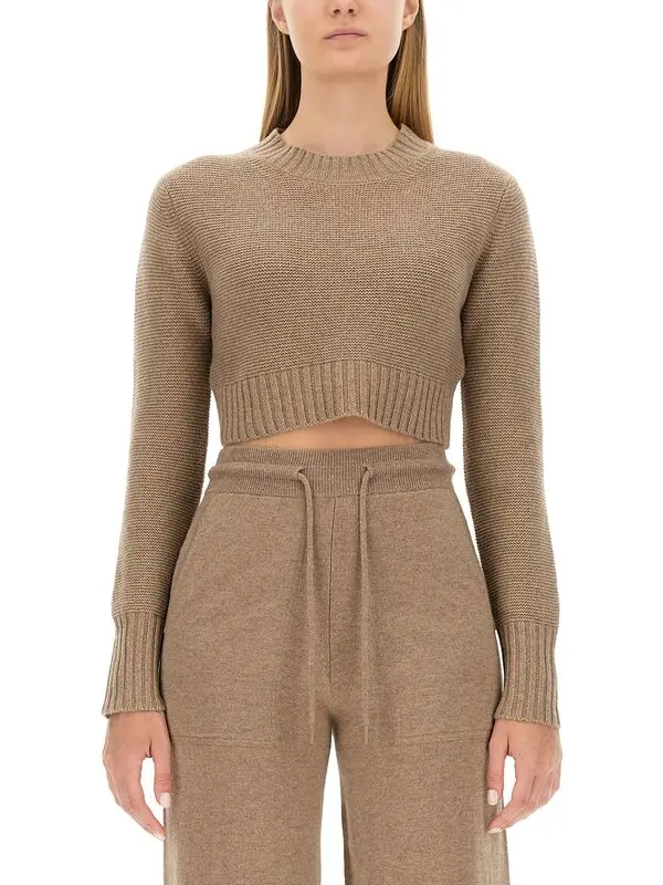 Max Mara Cropped Cashmere Shirt