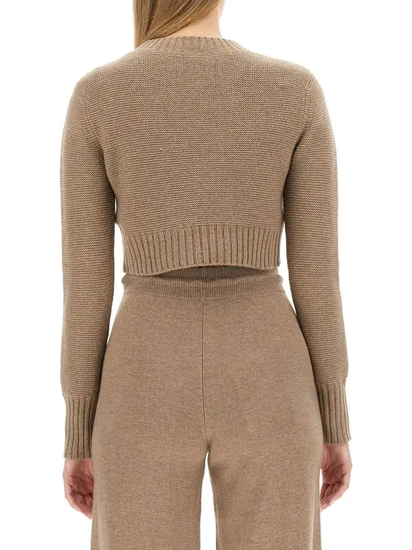 Max Mara Cropped Cashmere Shirt