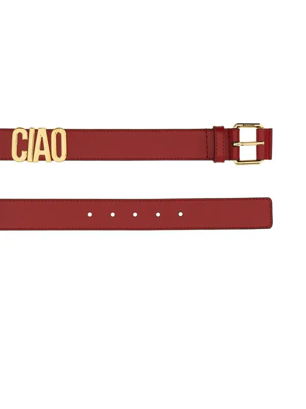 Moschino Belt - Red