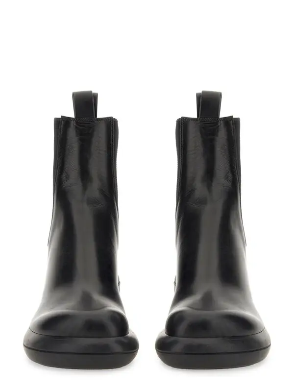 JIL SANDER Leather Chelsea Boots