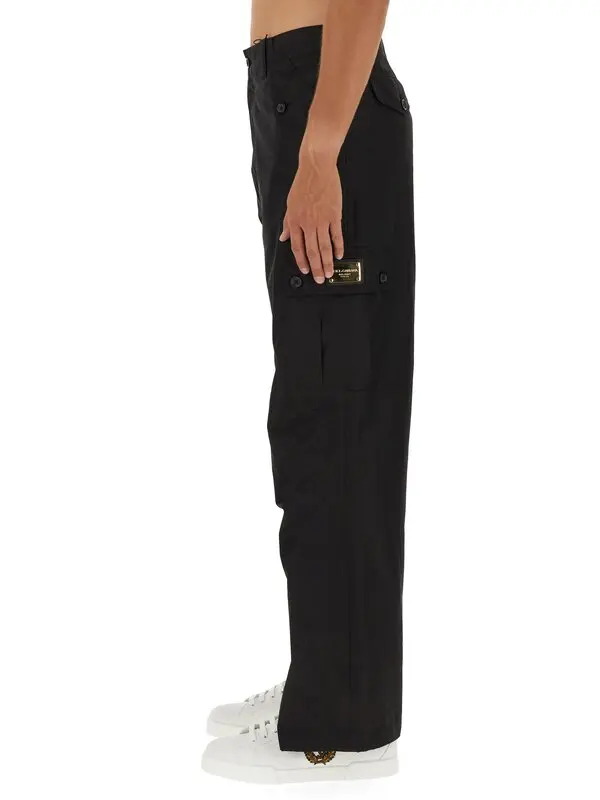 Dolce & Gabbana Roma Wide Leg Pants
