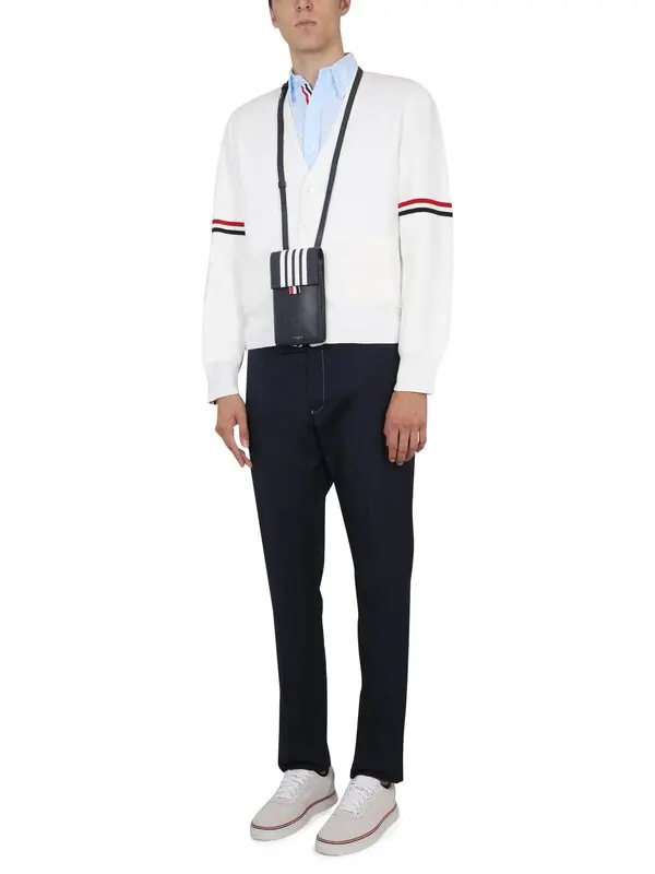 Thom Browne V-neck Cardigan - White