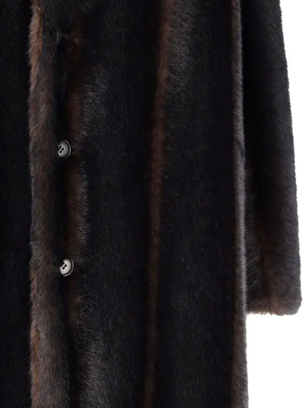 MAISON MARGIELA Faux Fur Coat