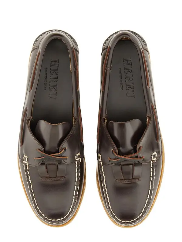 Hereu Boat Moccasin - Dark Brown
