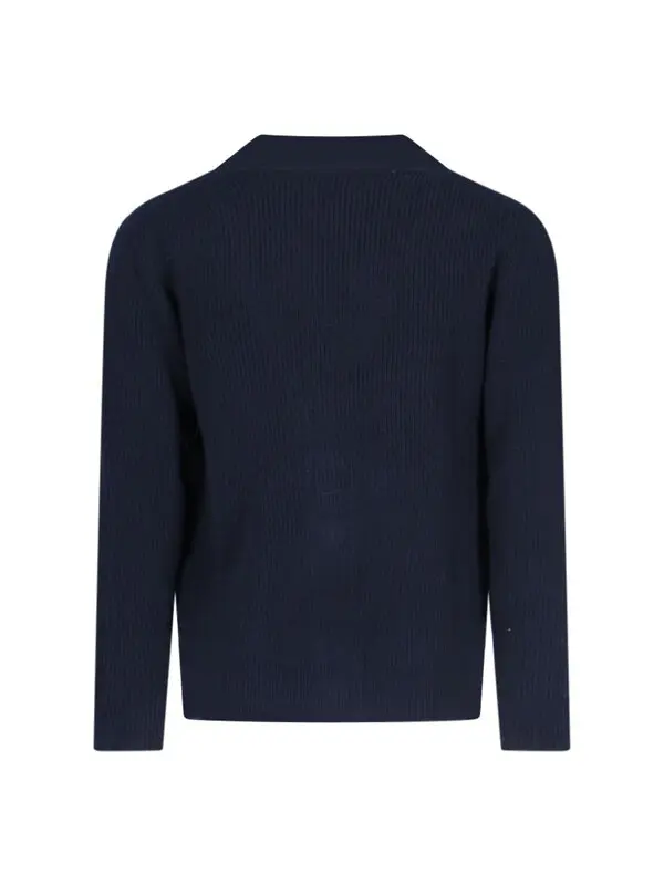 Marni V-neck Cardigan - Blue