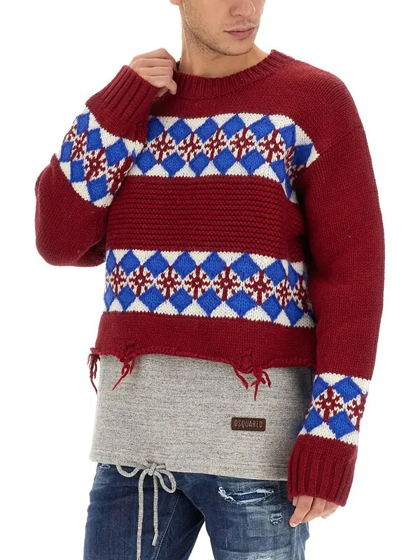 Dsquared2 Jacquard Knit - Multicolour