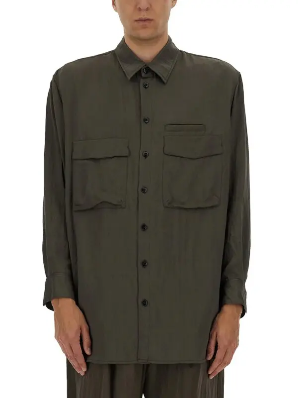 LEMAIRE Utility Overshirt - Military Green