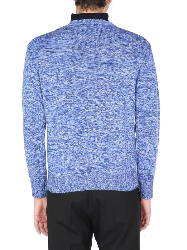 BALLANTYNE Crew Neck Sweater - Azure