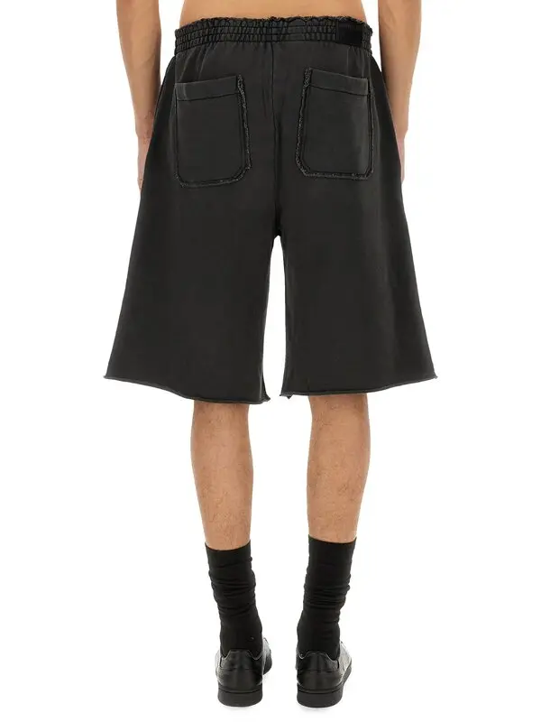Helmut Lang Garment-dyed Shorts - Black